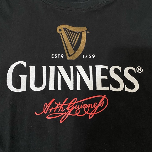 Guinness | Shirts | Guinness Official Merchandise Short Sleeve T Shirt ...
